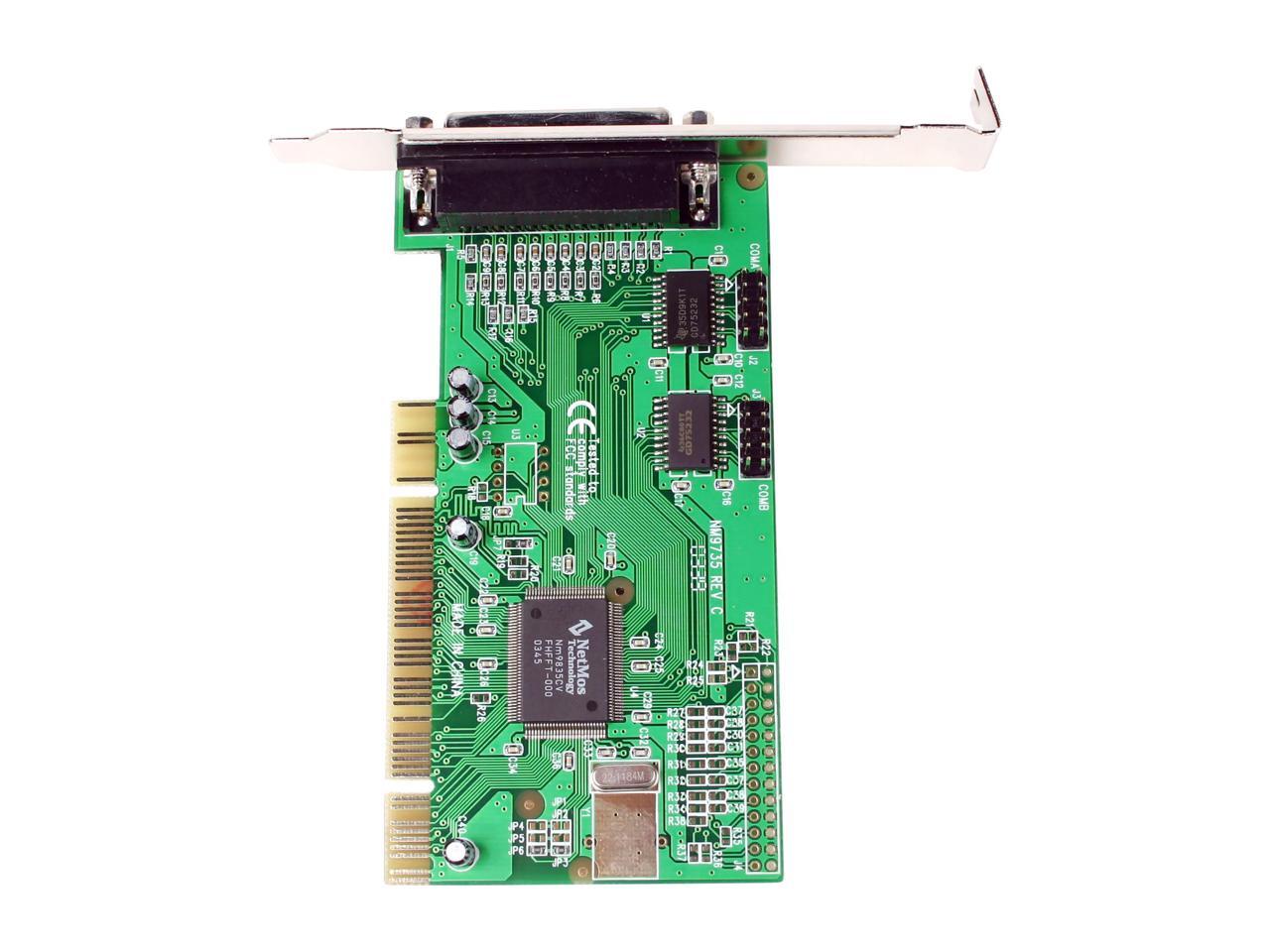 SYBA PCI 32-Bit to 2x Serial & 1x Parallel Port Host Controller Card ...