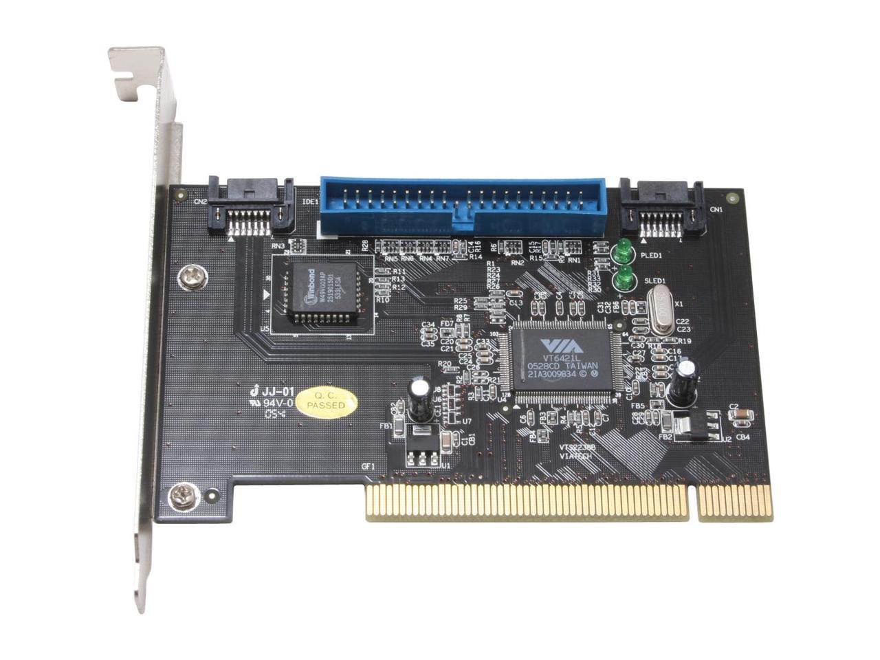 SYBA SY-VIA-150R PCI SATA / IDE Combo RAID Controller Card - Newegg.com