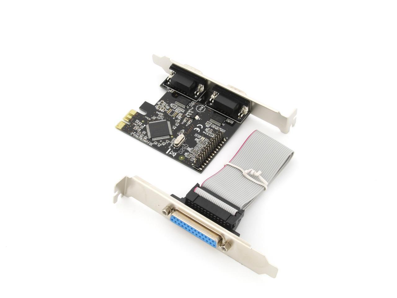 Open Box: SYBA PCI-Express 2-Port Serial and 1-Port Parallel Combo Card ...