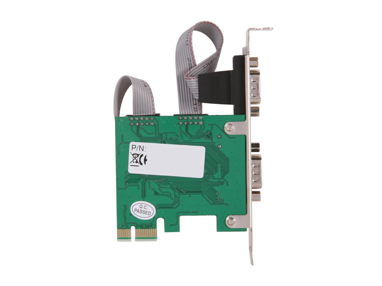 SYBA 2-port Serial DB9 PCI-e Controller Card, Asmedia SIE9835 Chipset ...
