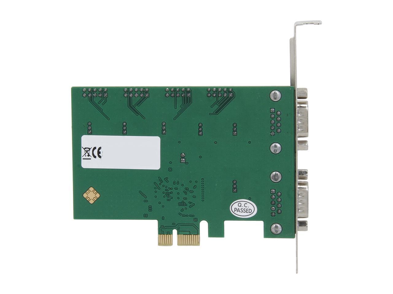 SYBA 6-Port RS-232 Serial PCI-Express, Revision 2.0; with Exar Chipset ...
