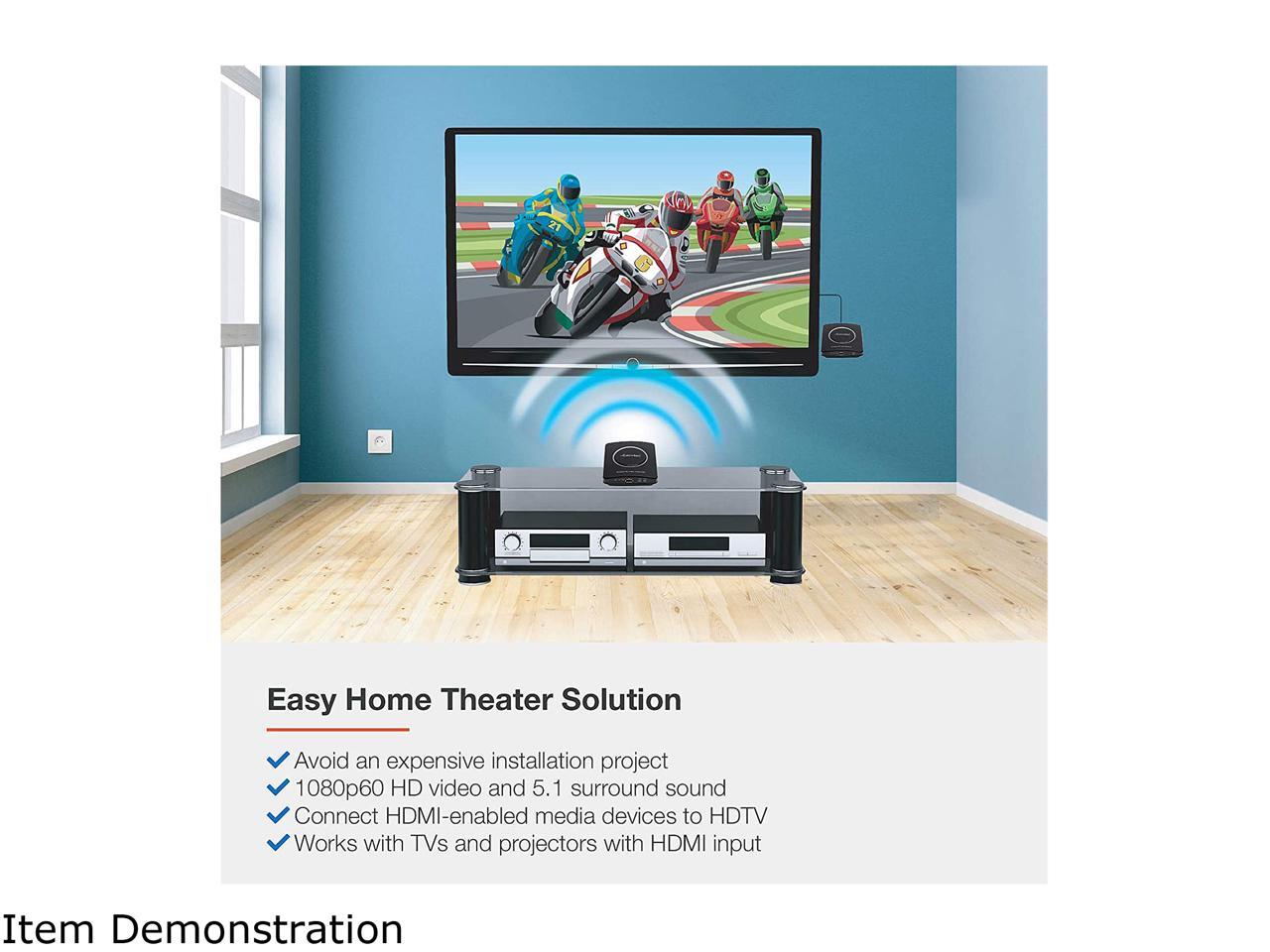 SCREENBEAM MyWirelessTV 2 (MWTV2KIT01) Multi-Room Wireless HD Video Kit ...