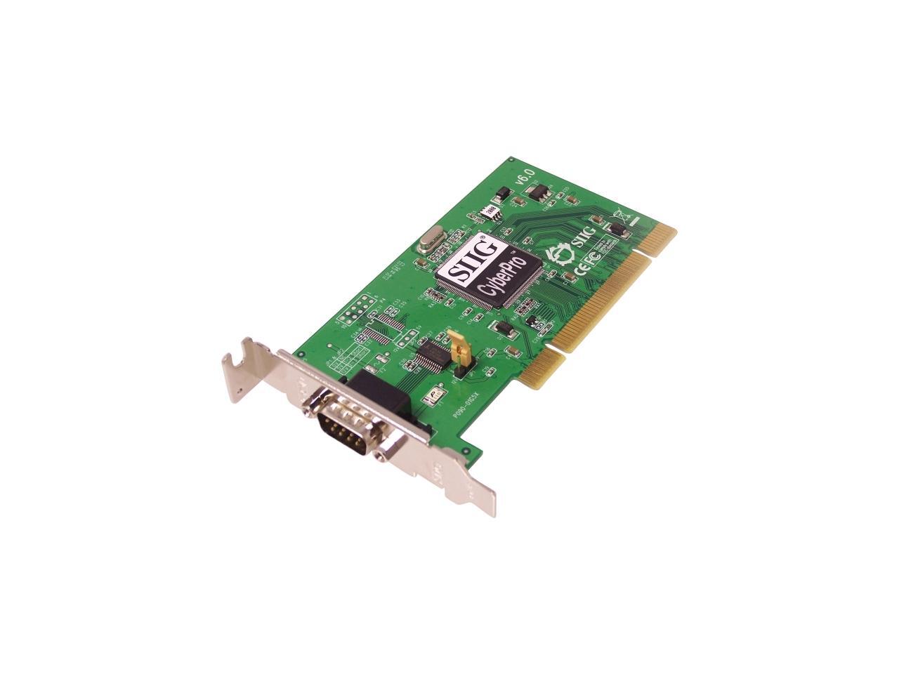SIIG Low Profile PCI Single Serial (16550) Port, Universal PCI Card ...