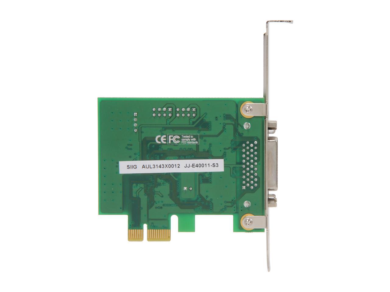 SIIG 4-Port Serial PCI Express Card Model JJ-E40011-S3 - Newegg.com