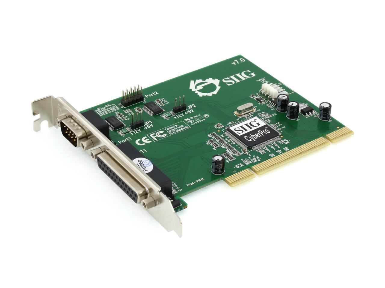 SIIG PCI Board w/ Two 16950 Serial and A Parallel Port Model JJ-P21012 ...