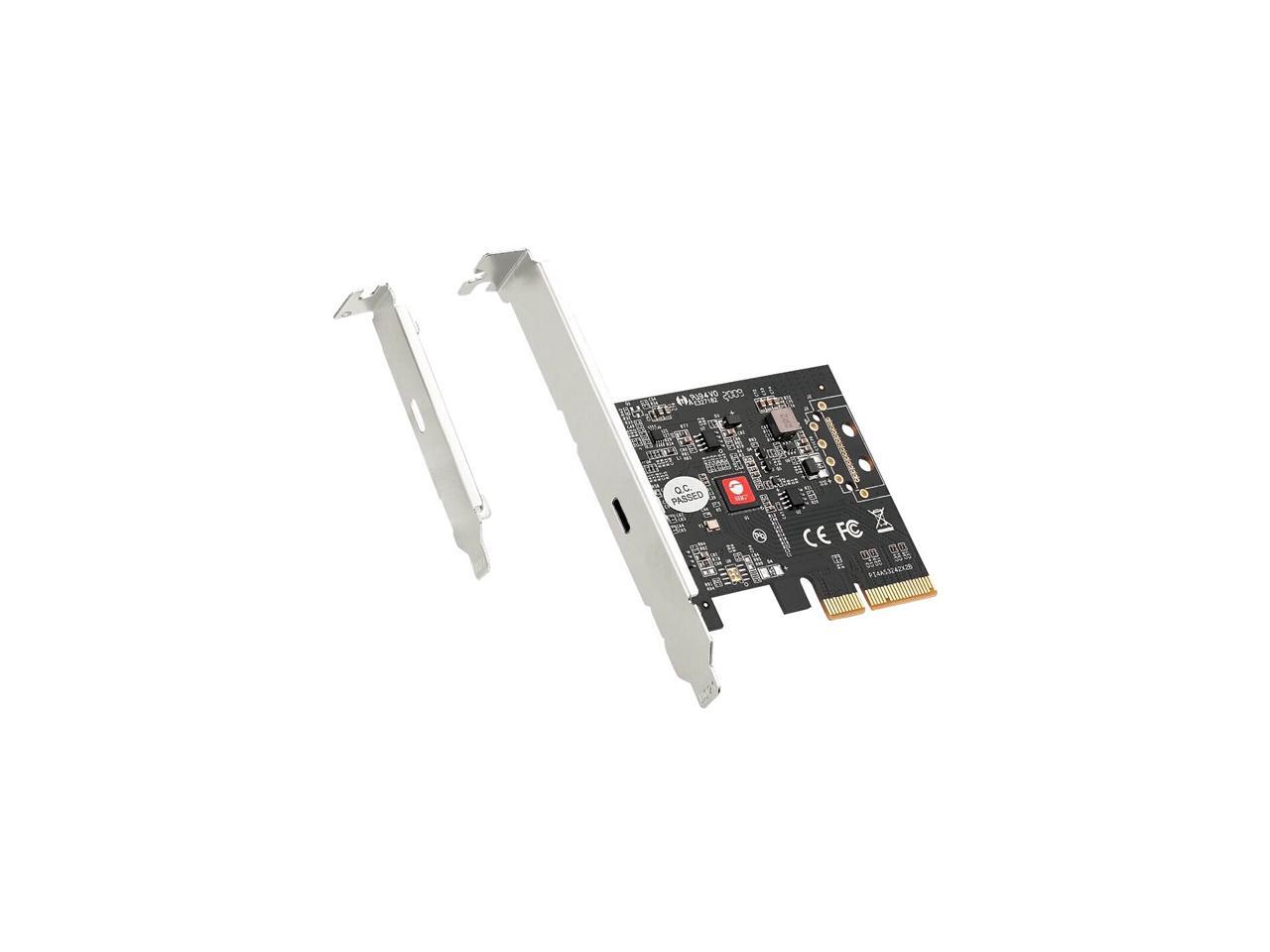 SIIG JU-P20D11-S1 Single Type-C USB 3.2 Gen 2x2 20Gbps PCIe Card ...