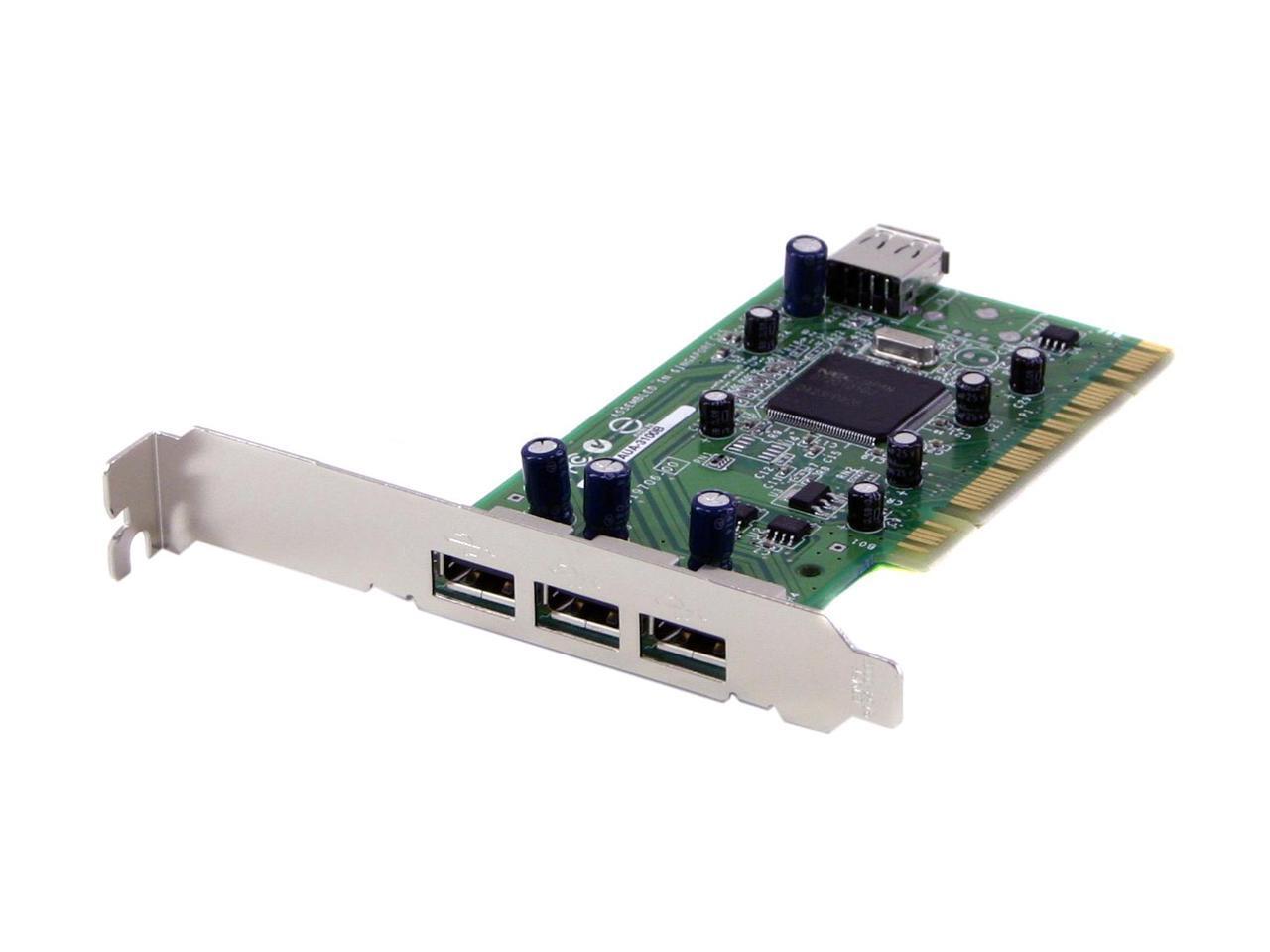 Adaptec High-speed 4-port USB 2.0 Add-On Card Model USB2connect 3100LP ...