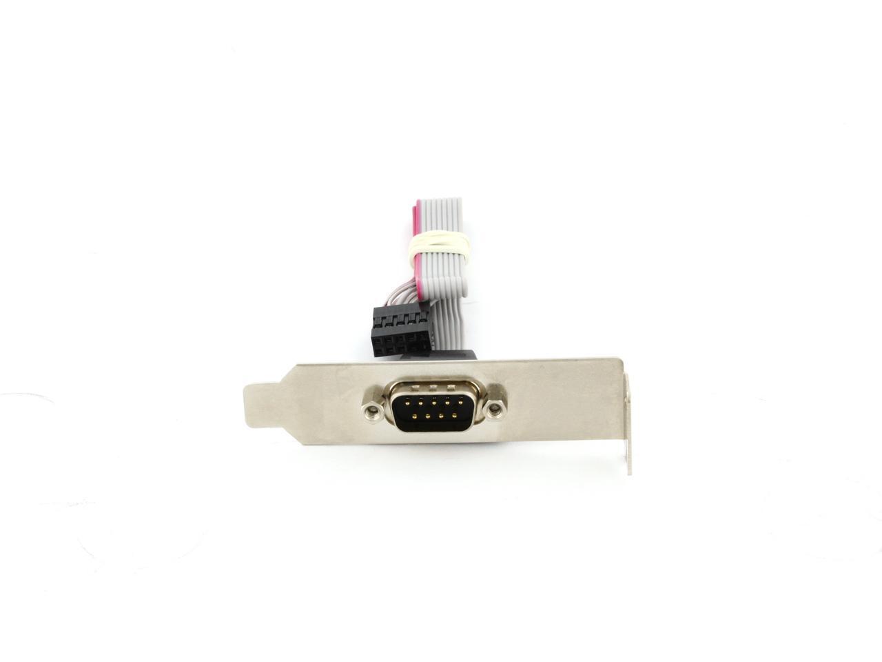StarTech.com 9 Pin Serial to 10 Pin IDC Header Low Profile Slot Plate ...