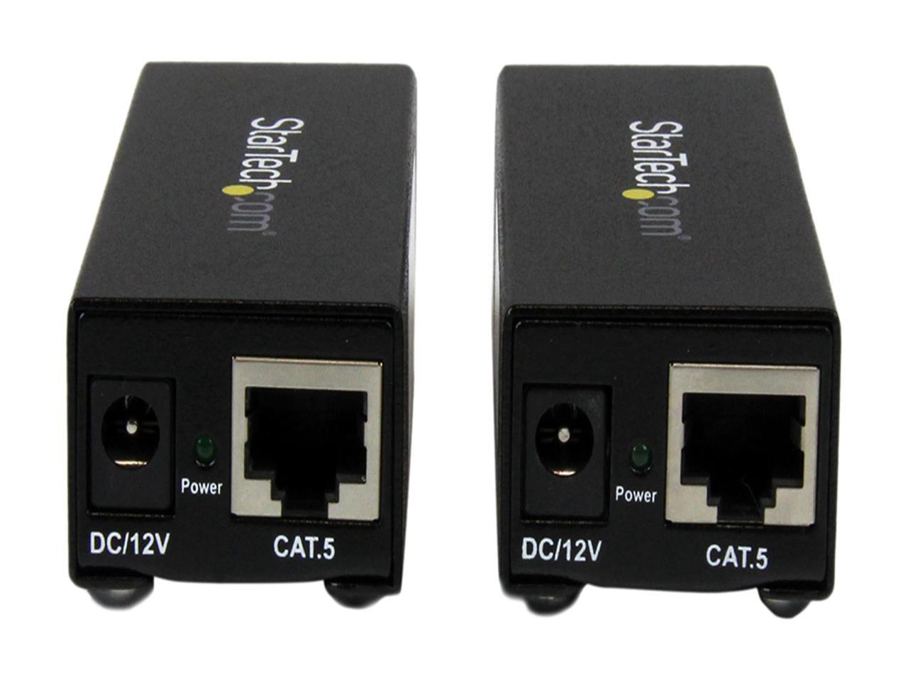 StarTech.com ST121UTPEP VGA to Cat 5 Monitor Extender Kit (250ft/80m ...