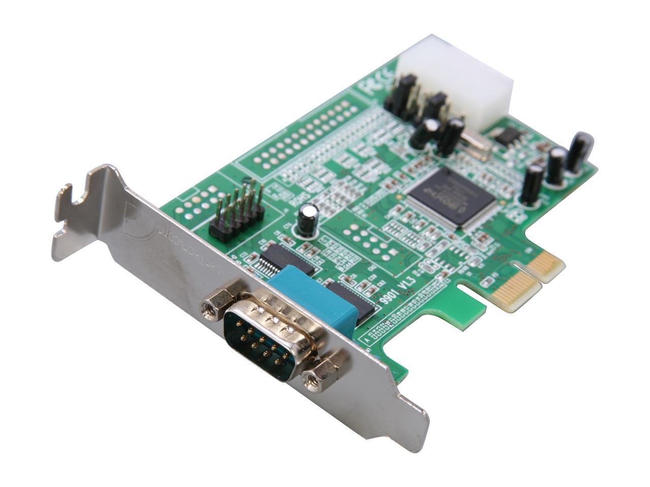 StarTech.com 2 Port Low Profile Native RS232 PCIE Serial Card with ...