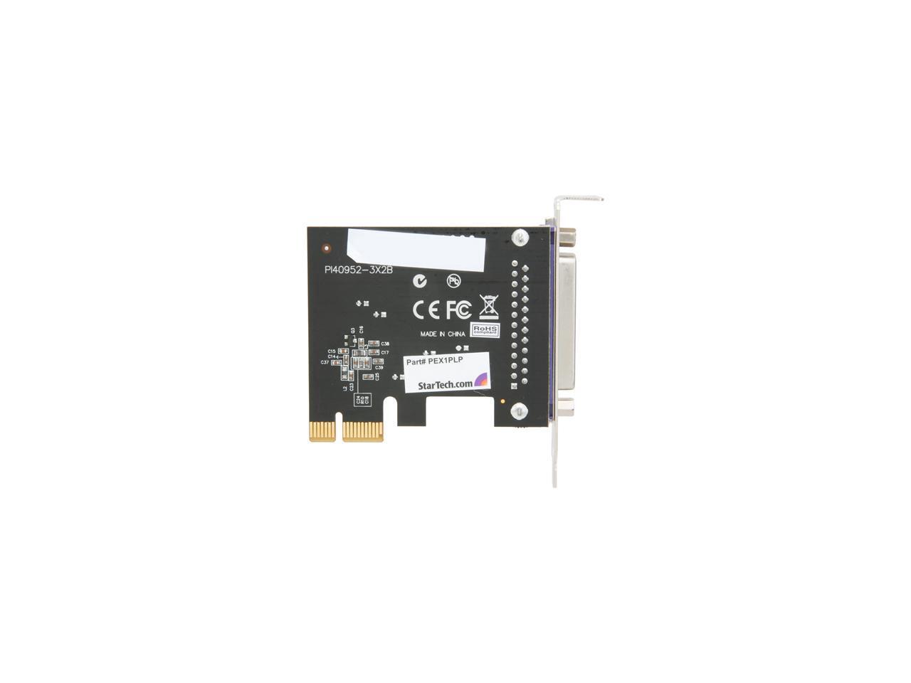 StarTech.com PEX1PLP 1 Port PCI Express Low Profile Parallel Adapter Card - SPP/EPP/ECP - Newegg.com
