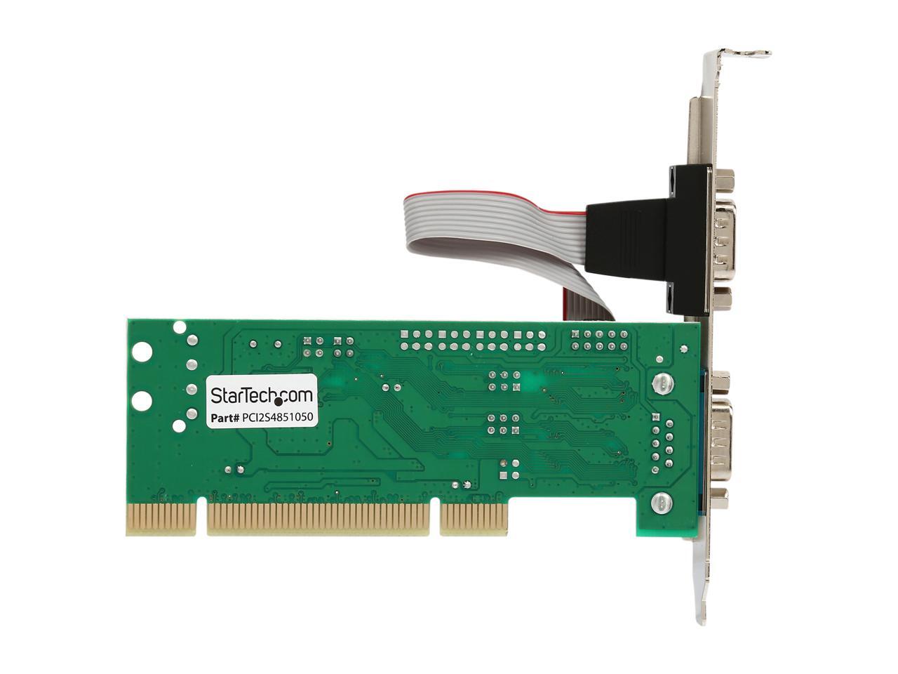 StarTech.com 2 Port PCI RS422/485 Serial Adapter Card with 161050 UART Model PCI2S4851050 ...