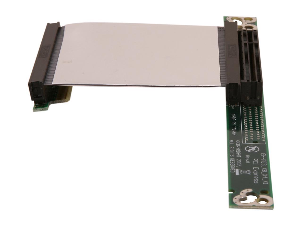 StarTech.com PCI Express Riser Card x8 Left Slot Adapter 1U with ...