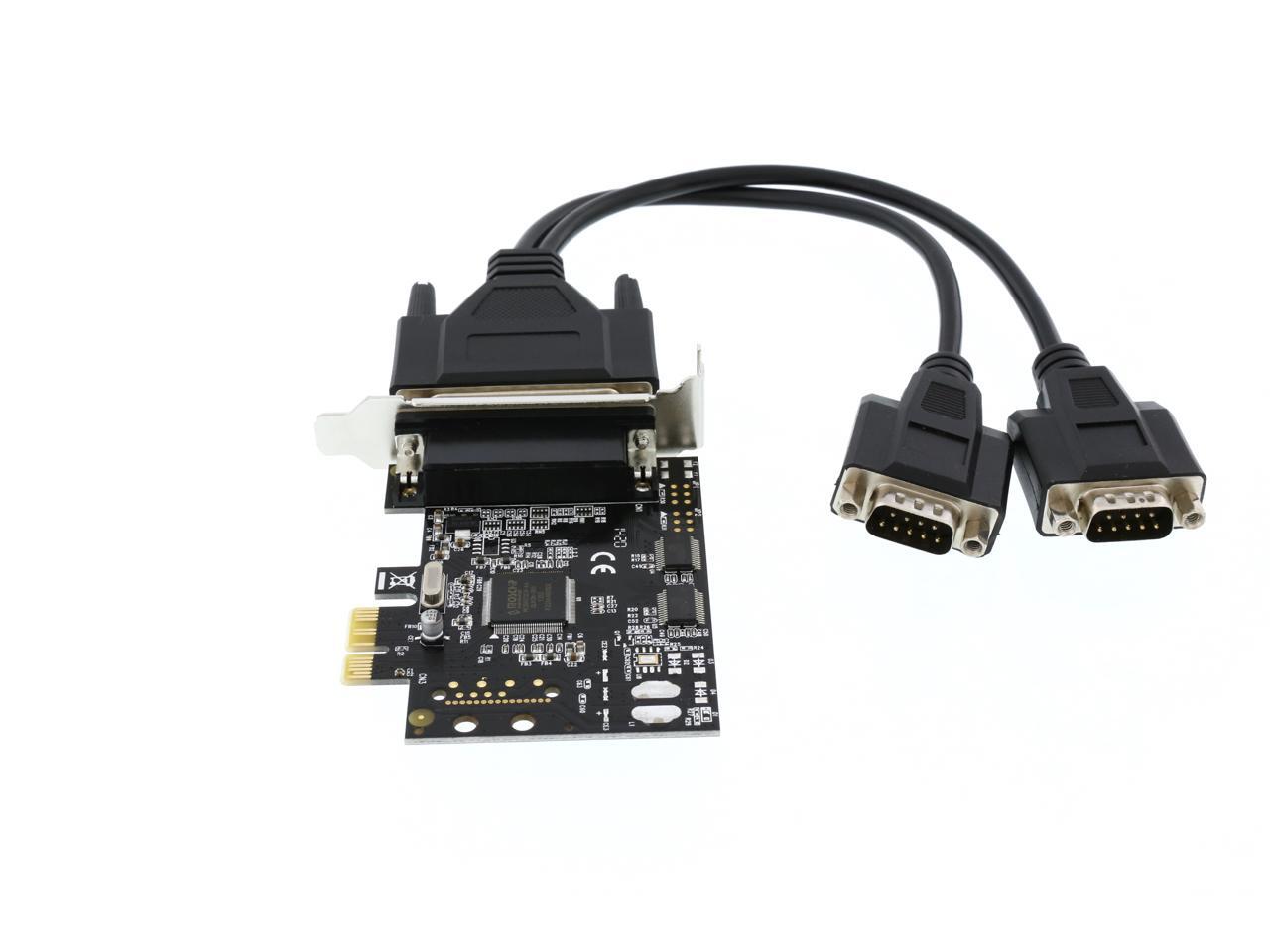 StarTech.com 2 Port RS232 PCI Express Serial Card w/ Breakout Cable ...