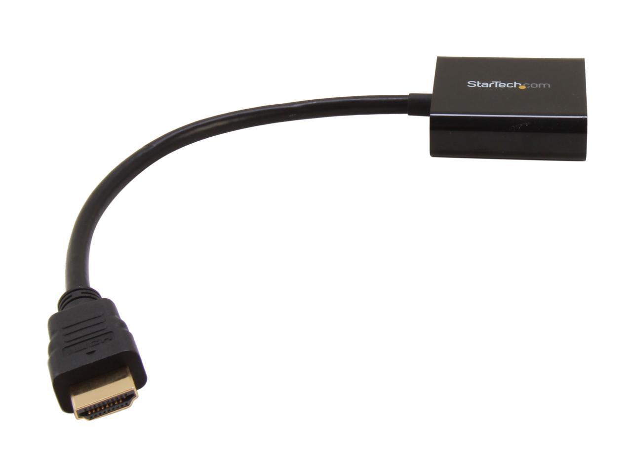 StarTech.com HD2VGAE HDMI to VGA Adapter Converter for Desktop PC ...