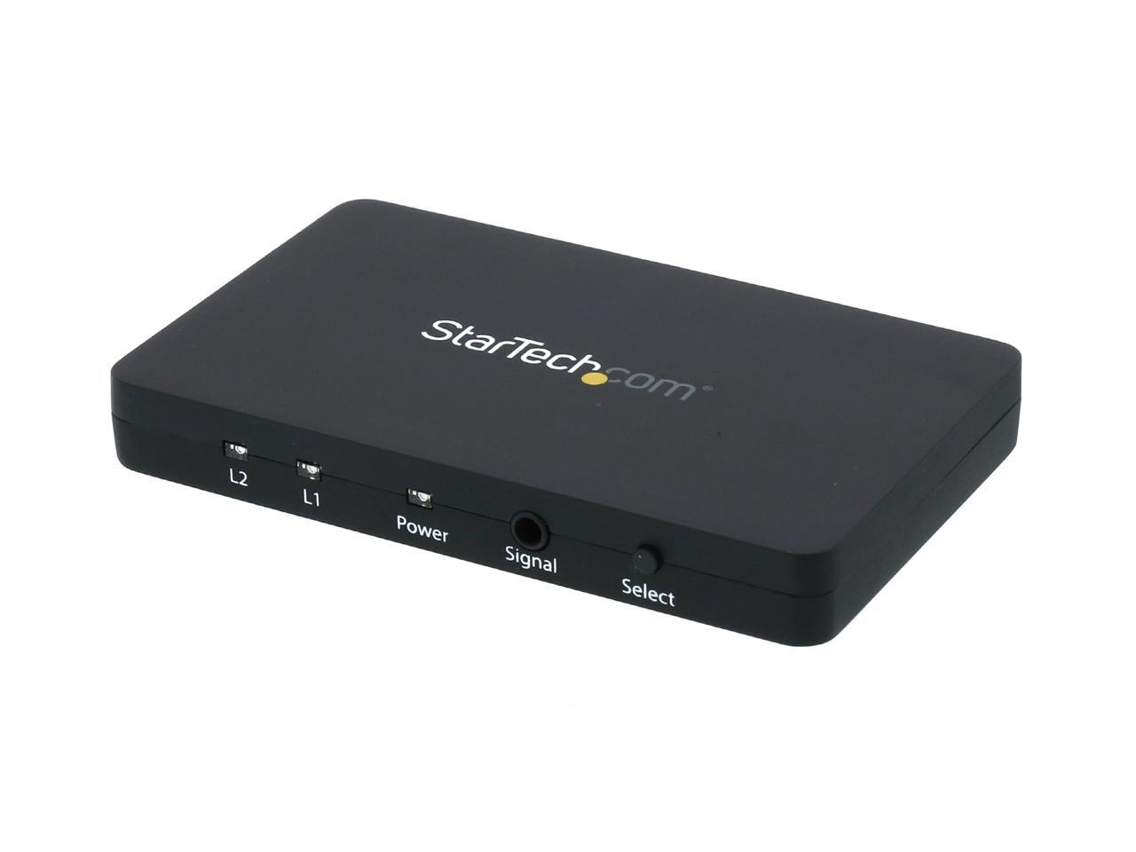 StarTech.com VS221HD4K 2-Port HDMI automatic video switch w/ aluminum ...
