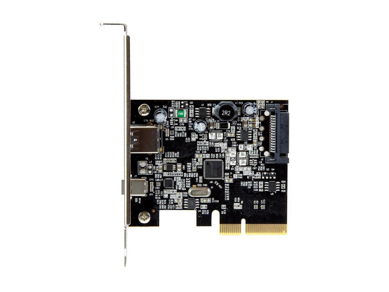 StarTech PEXUSB311AC2 Dual Port USB 3.1 Card – 1x USB-C – 1x USB-A ...