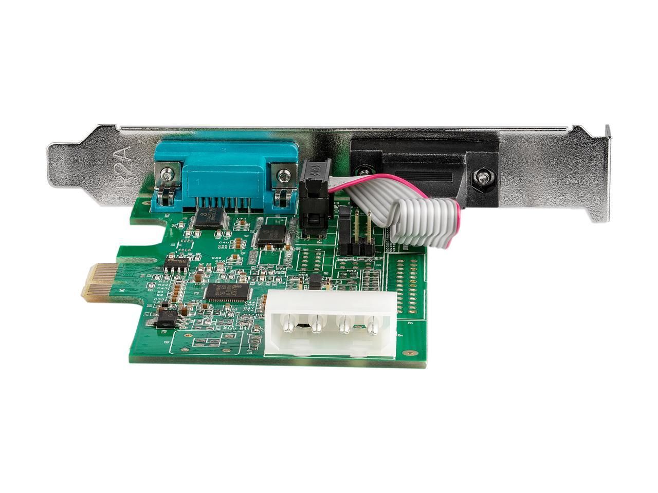 StarTech.com PEX2S953LP 2 Port RS232 Serial Adapter Card with 16950 ...