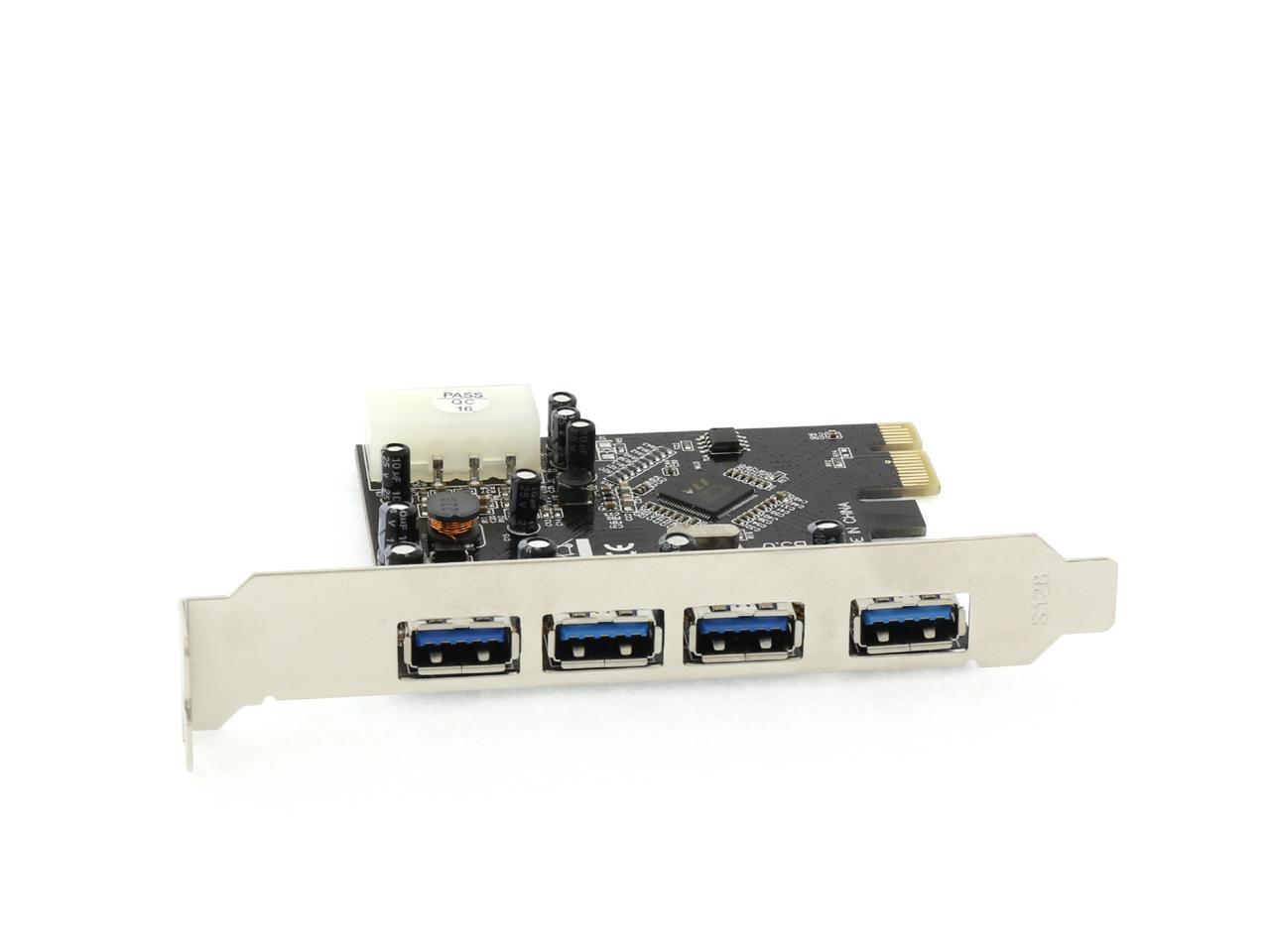 MASSCOOL 4 Ports USB3.0 PCI Express Card Model PCE-U304 - Newegg.com