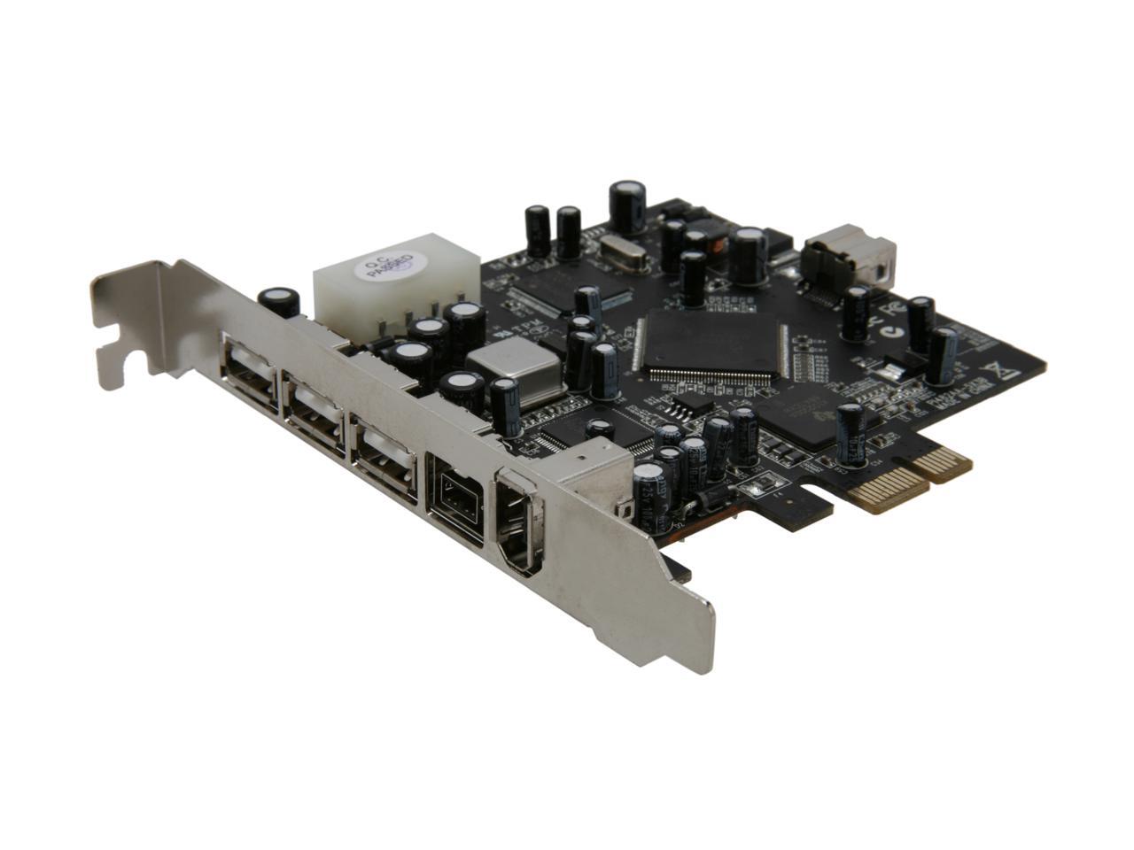 BYTECC 3-port USB2.0 & 1-port 1394B FireWire 800 & 1-port Firewire 400 ...