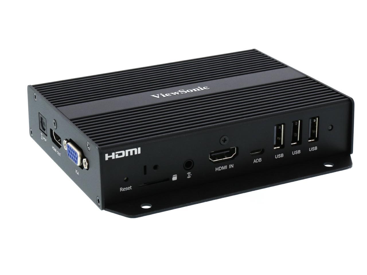 ViewSonic NMP580-W 1080p 16GB Wireless Network Digital Signage Media ...