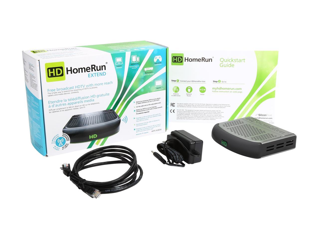 SiliconDust HDHomeRun EXTEND 2-Tuner ATSC DLNA/UPnP HD Compatible ...