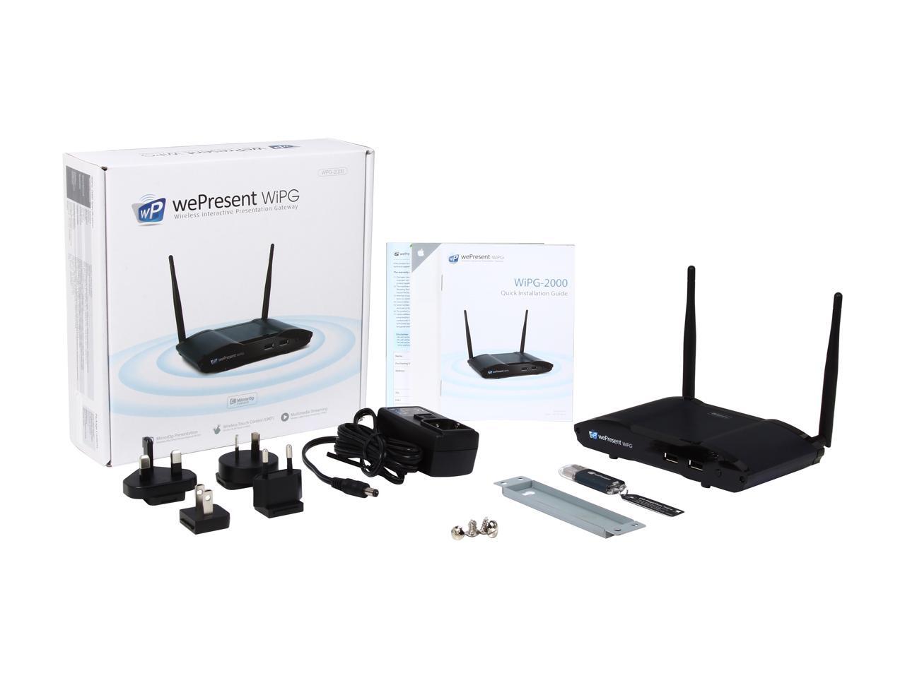 WePresent WiPG-2000 Wireless Interactive Presentation Gateway System ...