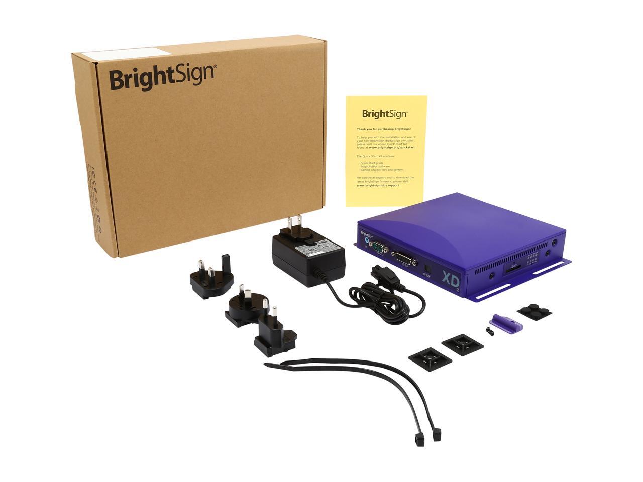 BrightSign XD1132 USB 2.0 Networked Multi-Control Interactive and Live ...