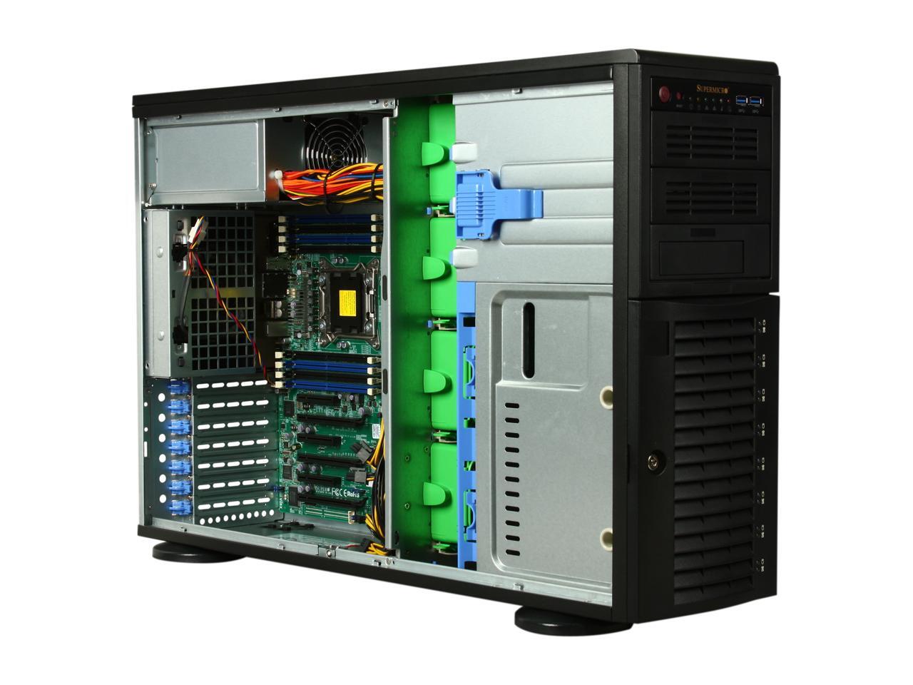 SUPERMICRO SuperWorkstation SYS-7047A-T 4U Rackmountable / Tower Server ...