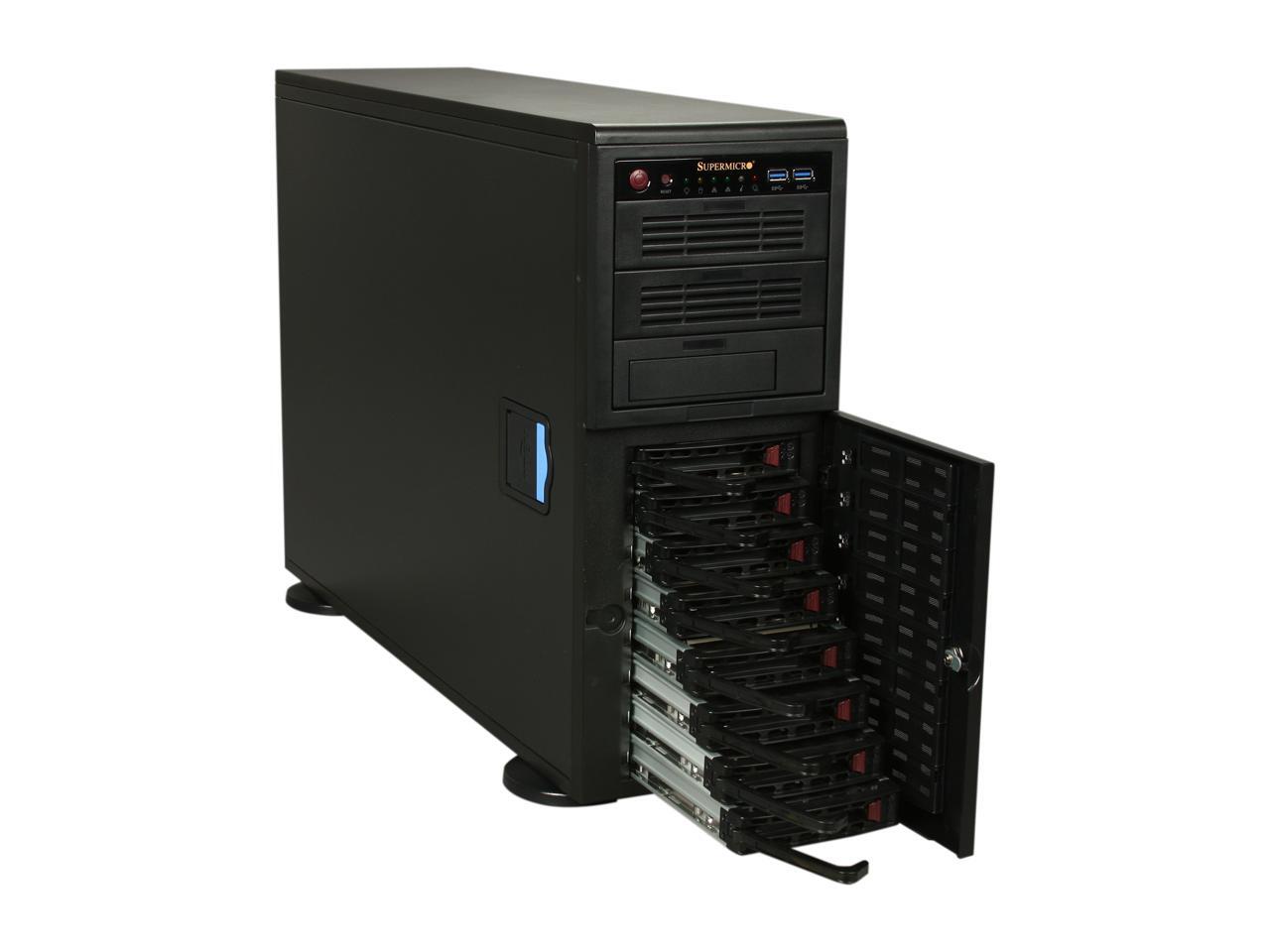 SUPERMICRO SuperWorkstation SYS-7047A-T 4U Rackmountable / Tower Server ...