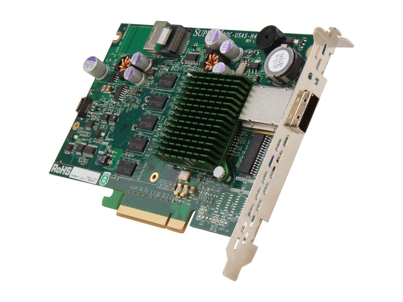 SUPERMICRO AOC-USAS-H4iR PCI Express SATA / SAS RAID Controller Card ...