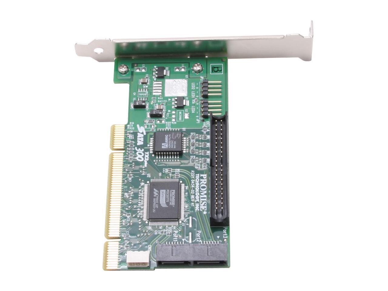 PROMISE SATA300 TX2plus PCI SATA / IDE Controller Card - Newegg.com