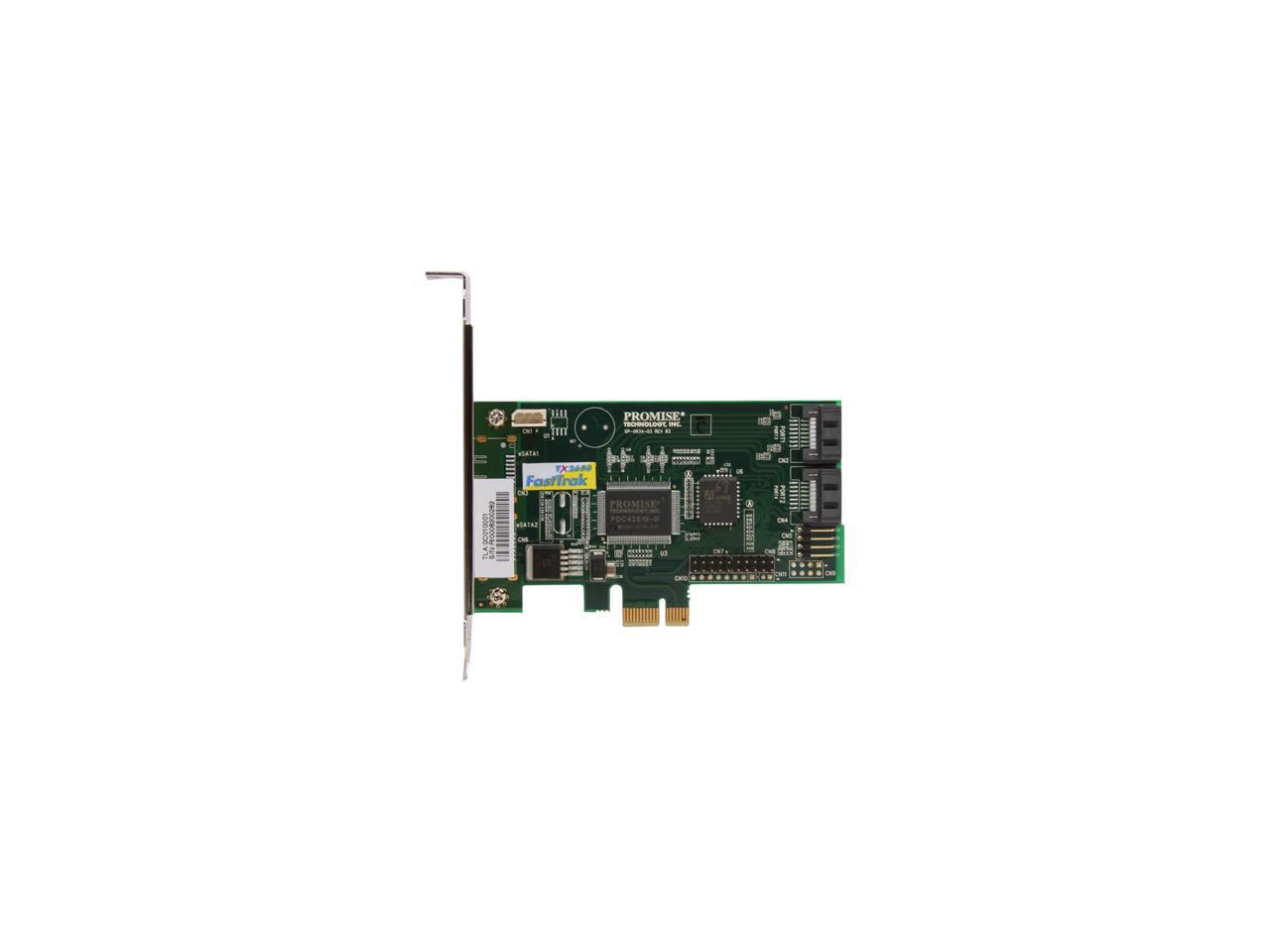 PROMISE FastTrak TX2650 PCI Express SATA / SAS Controller Card - Newegg.com