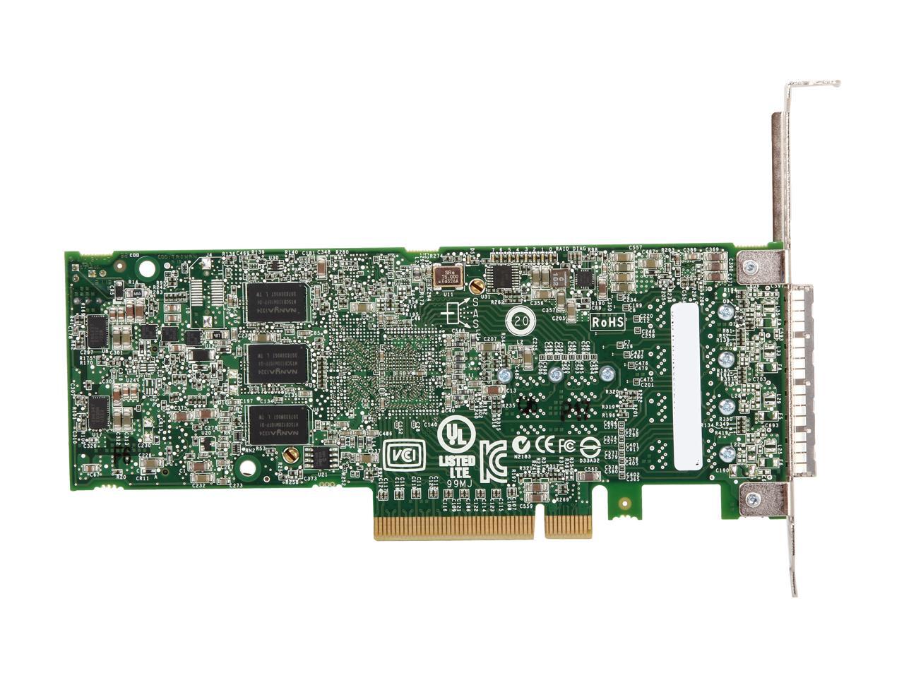 Adaptec 78165 (2280900) PCI-Express 3.0 x8 SATA / SAS RAID Adapter ...