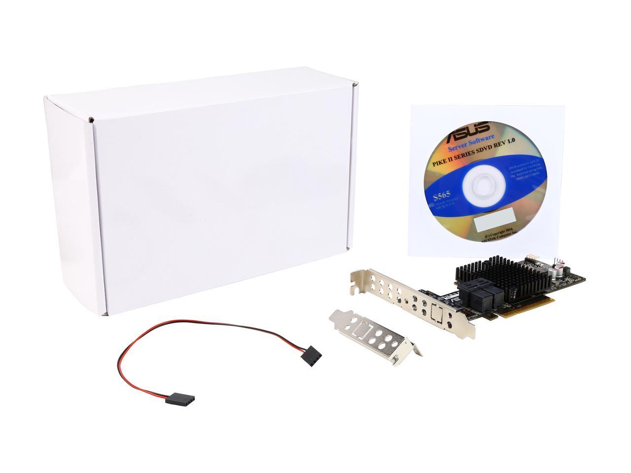 ASUS PIKE II 3008-8i SAS 12Gb/s Storage Solution with 8 Internal Ports ...