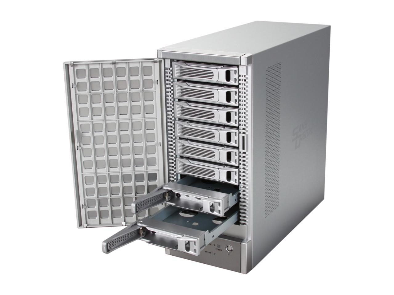 Sans Digital 8-Bay eSATA RAID 0/1/10/5/JBOD Tower Storage Enclosure w ...