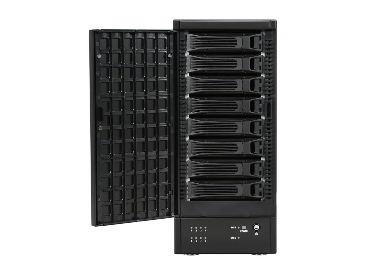 Sans Digital 8-Bay USB 3.0 / eSATA Hardware RAID5 Tower Storage ...