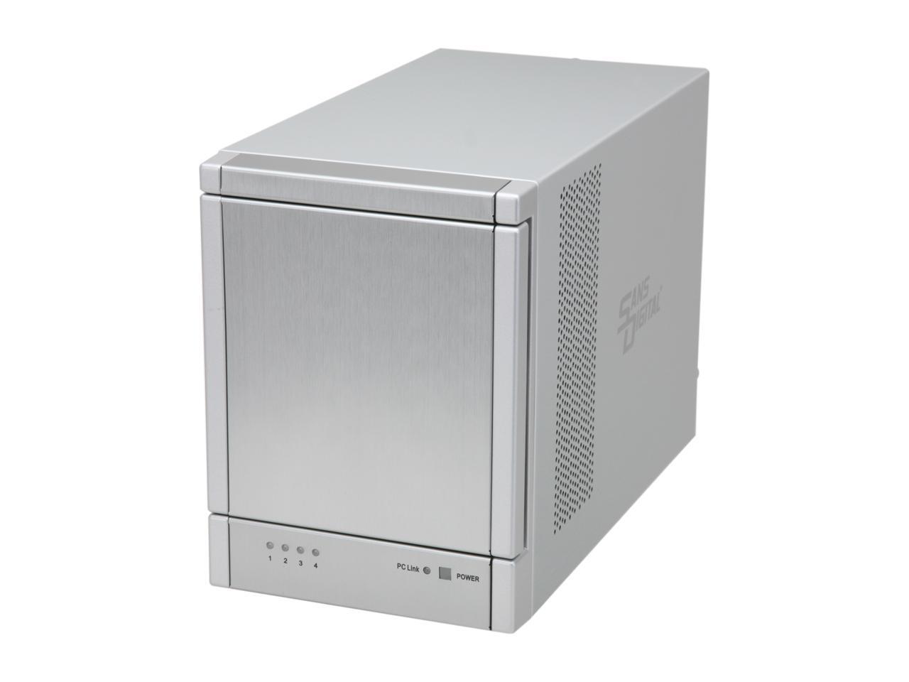 SANS DIGITAL TowerRAID TR4U+ JBOD 4 x SATA 3.5" Drive Bays 4 Bay SATA ...