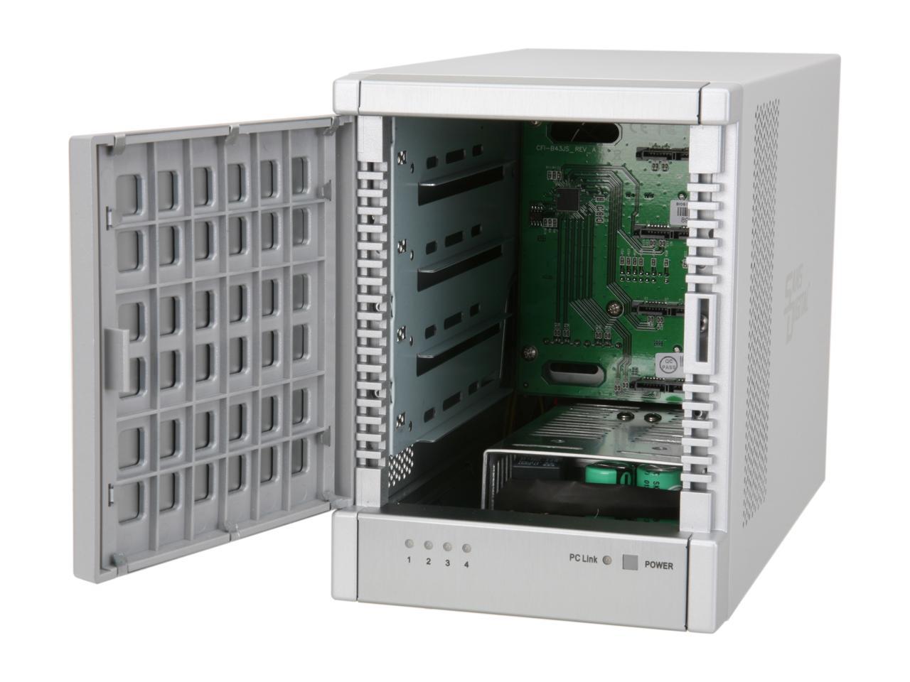 SANS DIGITAL TowerRAID TR4U+ JBOD 4 x SATA 3.5" Drive Bays 4 Bay SATA ...