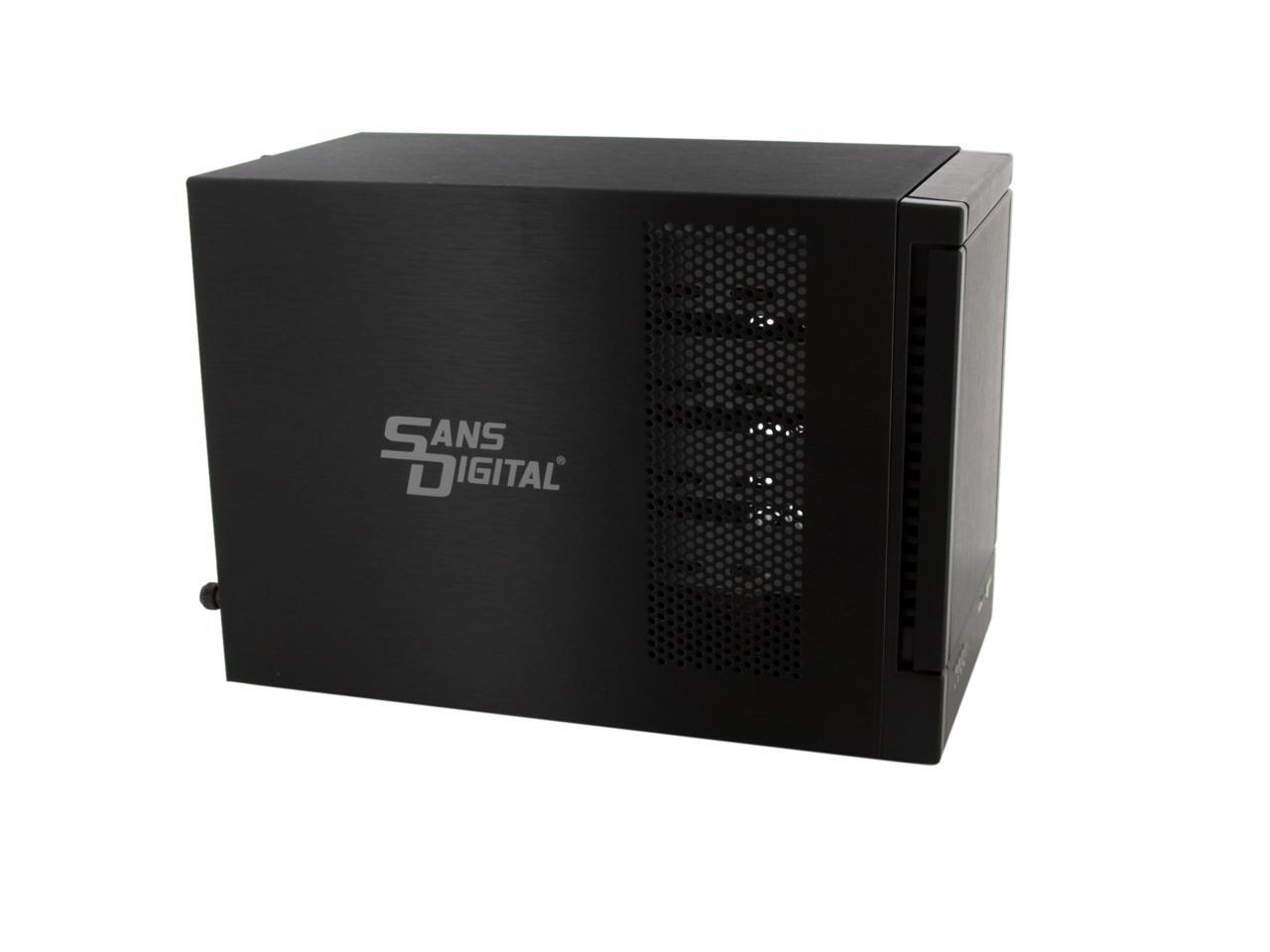 SANS DIGITAL TowerRAID TR4U+B JBOD 4 x SATA 3.5" Drive Bays 4 Bay SATA ...