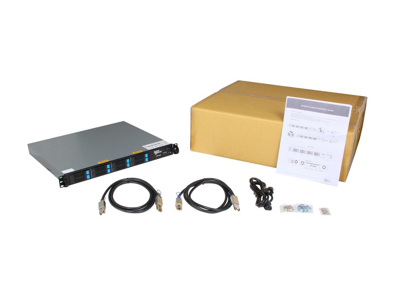 SANS DIGITAL EliteSTOR ES108X6+B 1U 8 Bay 2.5" 6G SAS/SATA to SAS JBOD ...