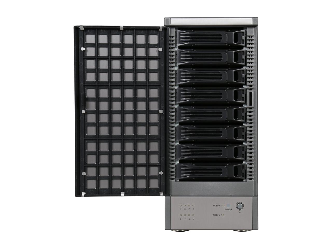 SANS DIGITAL TR8X6G 8 Bay 6G SAS / SATA Modularize JBOD Storage ...