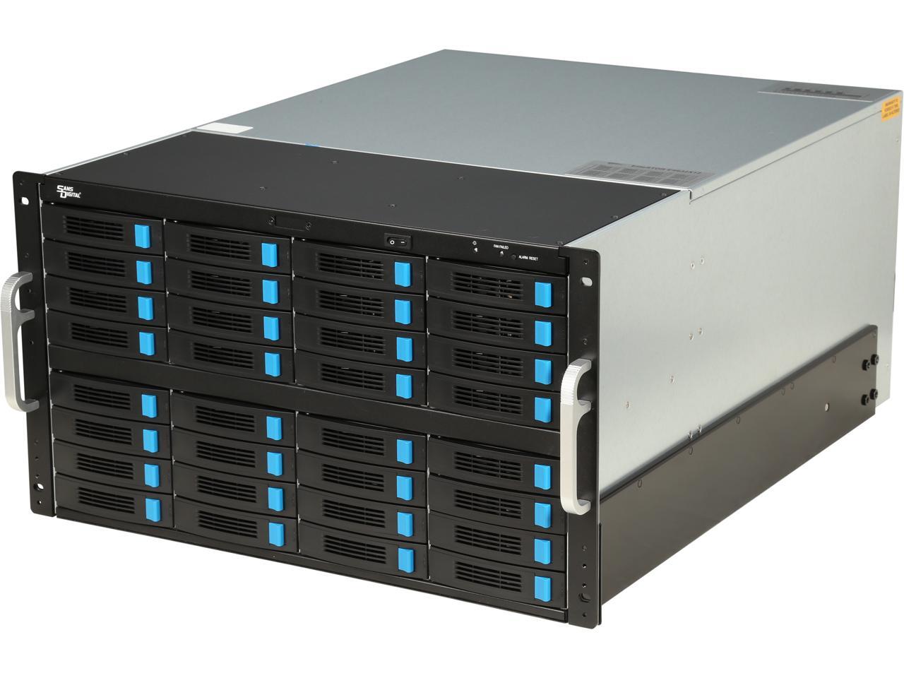 SANS DIGITAL ES632X12 6U 32 Bay 12G SAS/SATA to SAS JBOD with 12G SAS ...