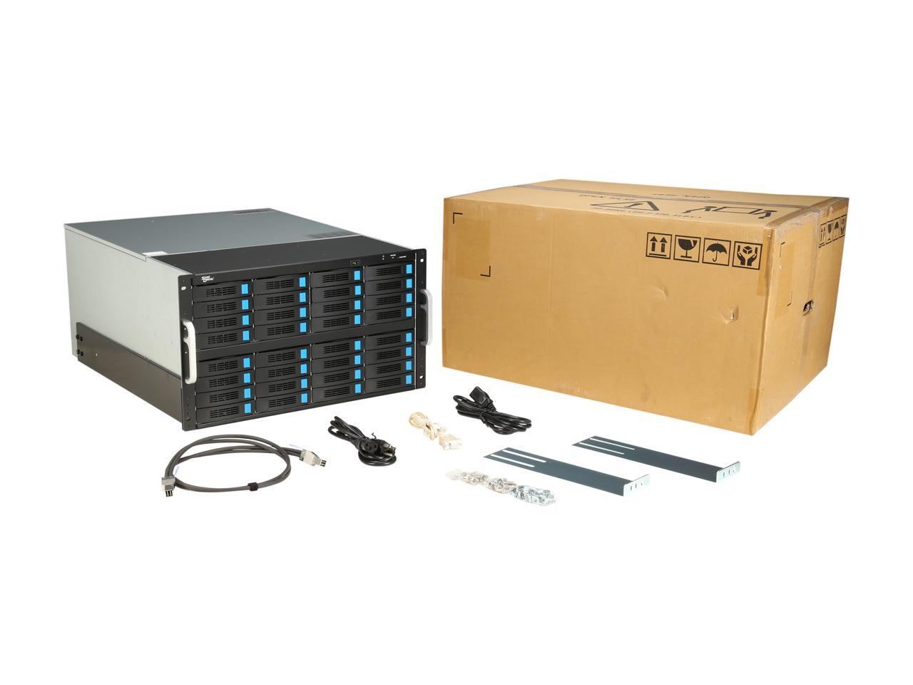 SANS DIGITAL ES632X12 6U 32 Bay 12G SAS/SATA to SAS JBOD with 12G SAS ...
