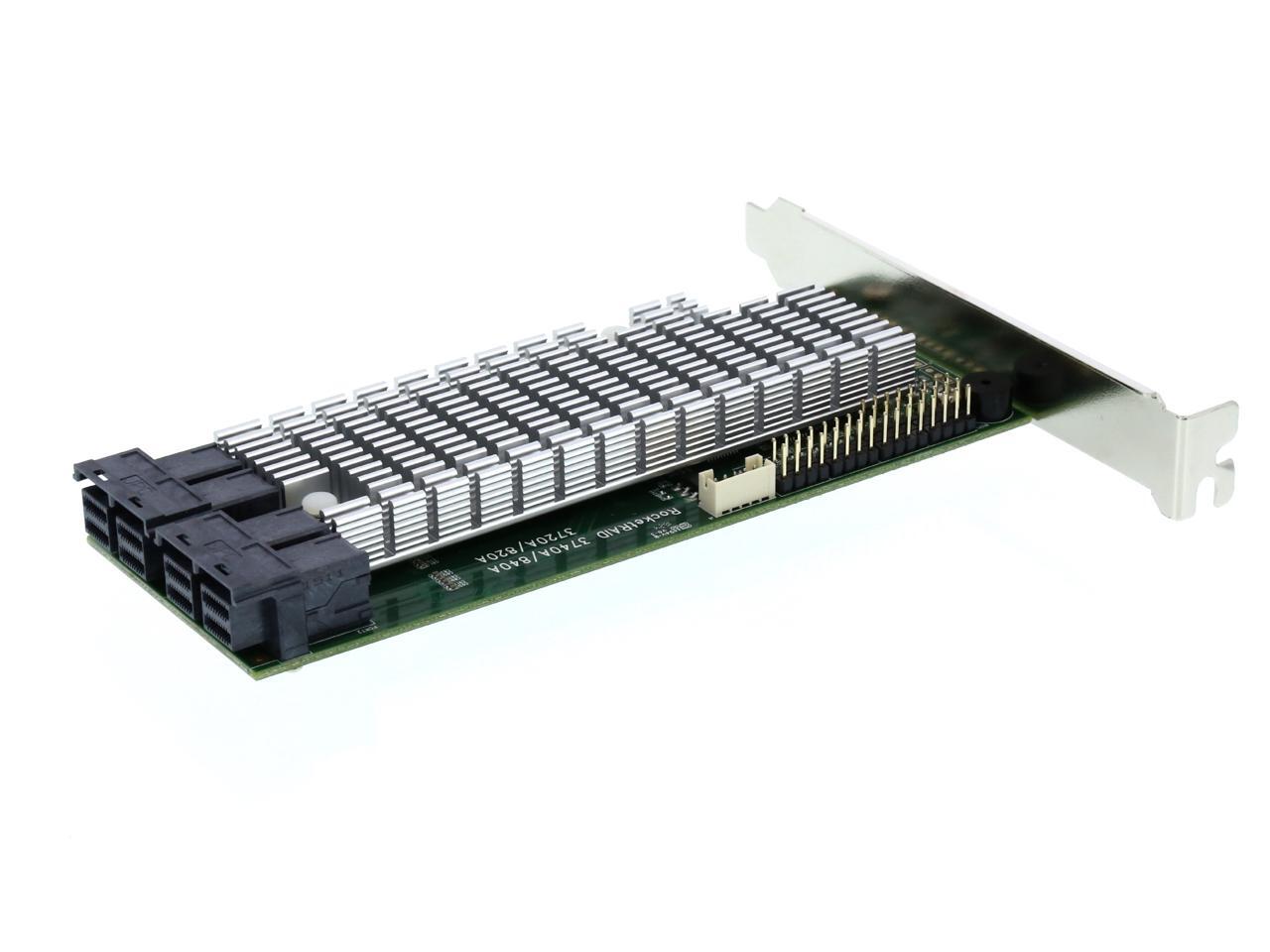 HighPoint RocketRAID 840A PCIe 3.0 x8 6Gb/s SATA RAID Host Bus Adapter ...