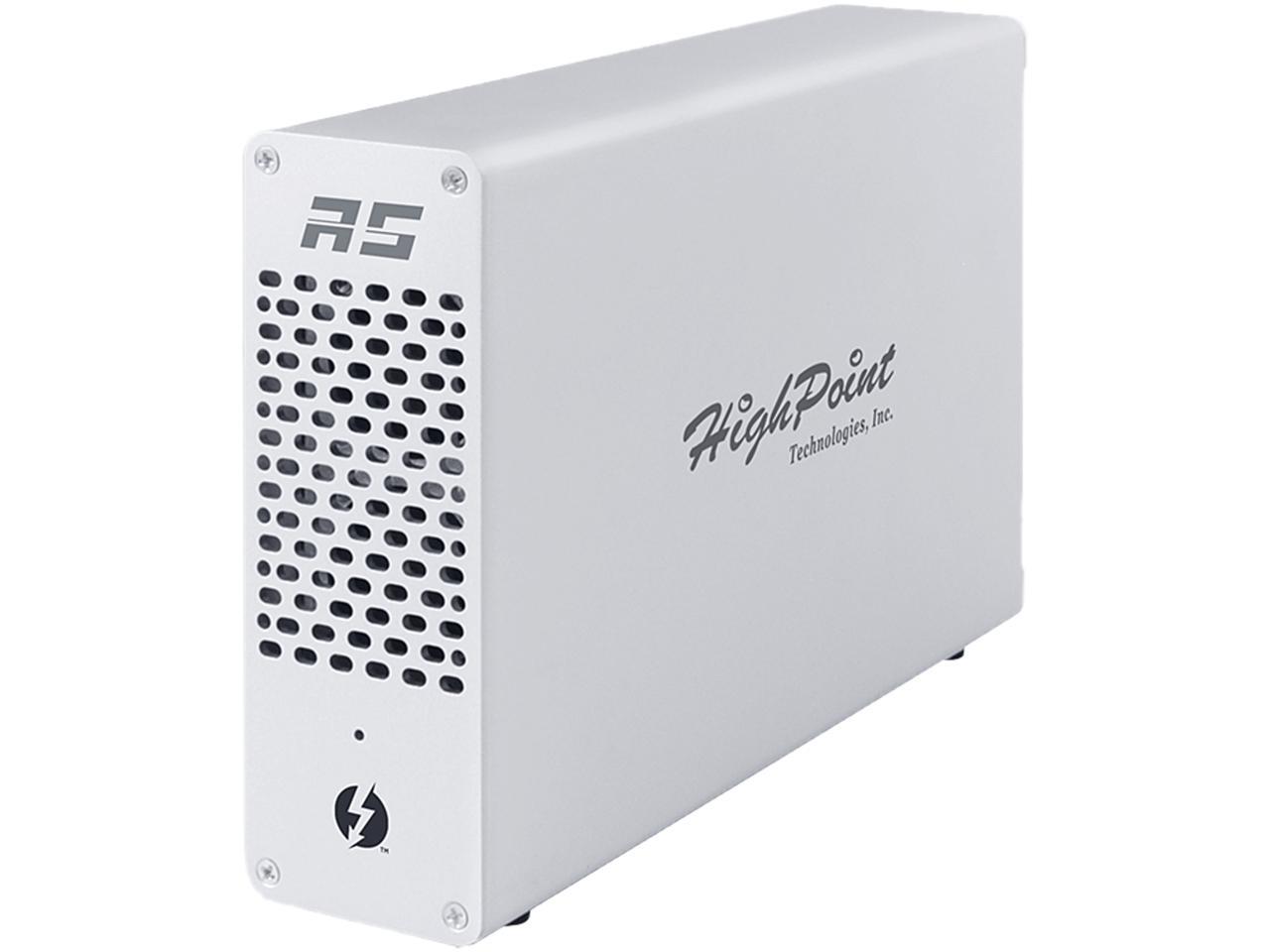 HighPoint RocketStor RS6661A-NVMe Thunderbolt 3 to NVMe RAID Adapter ...