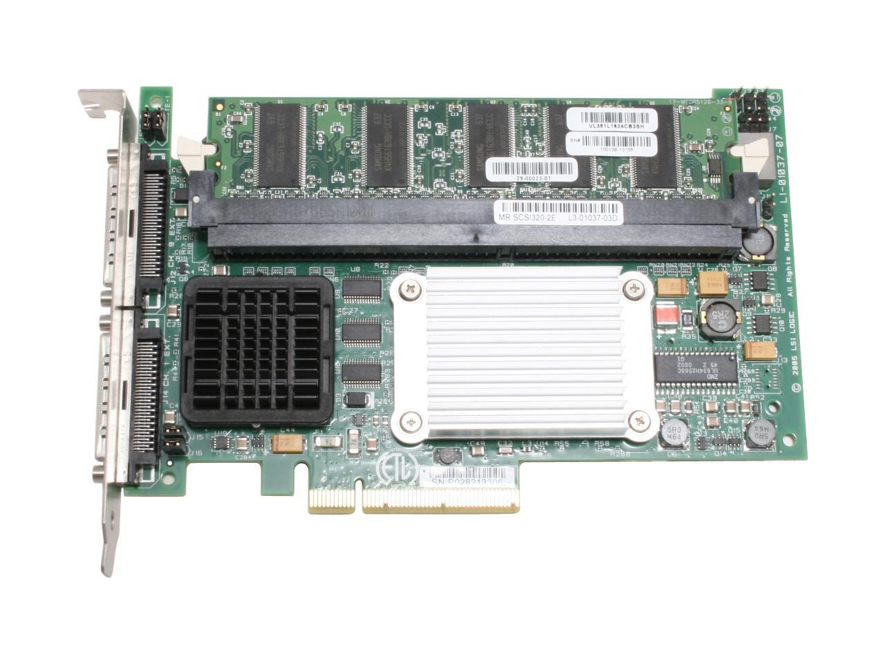 LSI LSI00008-F PCI Express 2.5GHz, x8 link for 2GB/sec peak simplex or ...