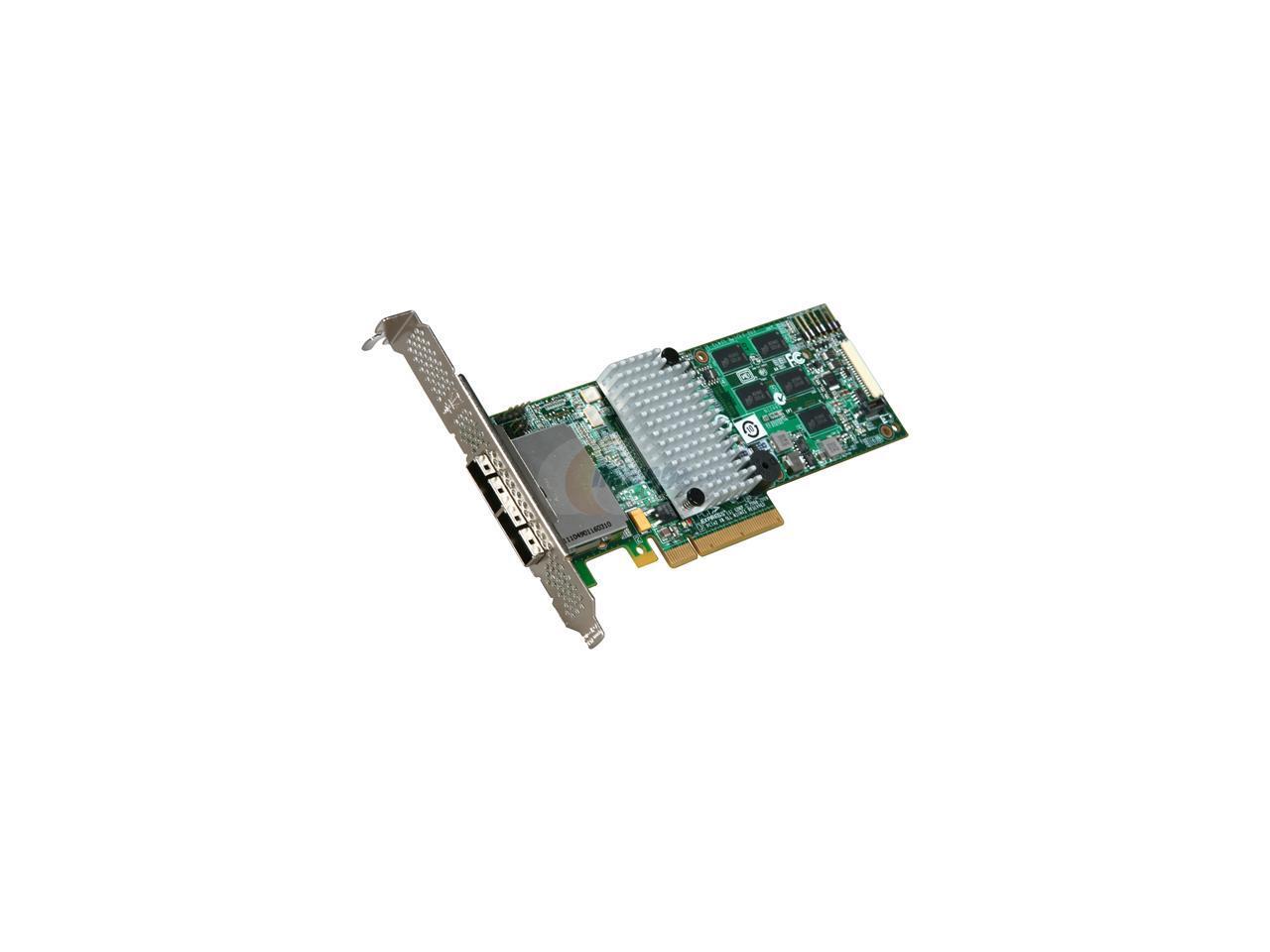 3ware External 9750-8e SATA/SAS 6Gb/s PCIe 2.0 w/512 MB onboard memory ...