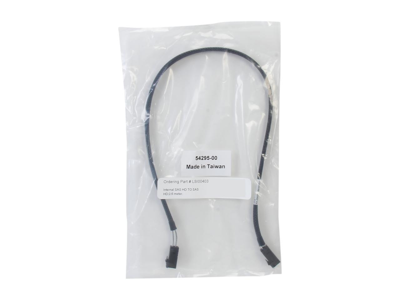 LSI LSI00403 0.6 meter internal cable SFF8643 to SFF8643 (mini SAS HD ...