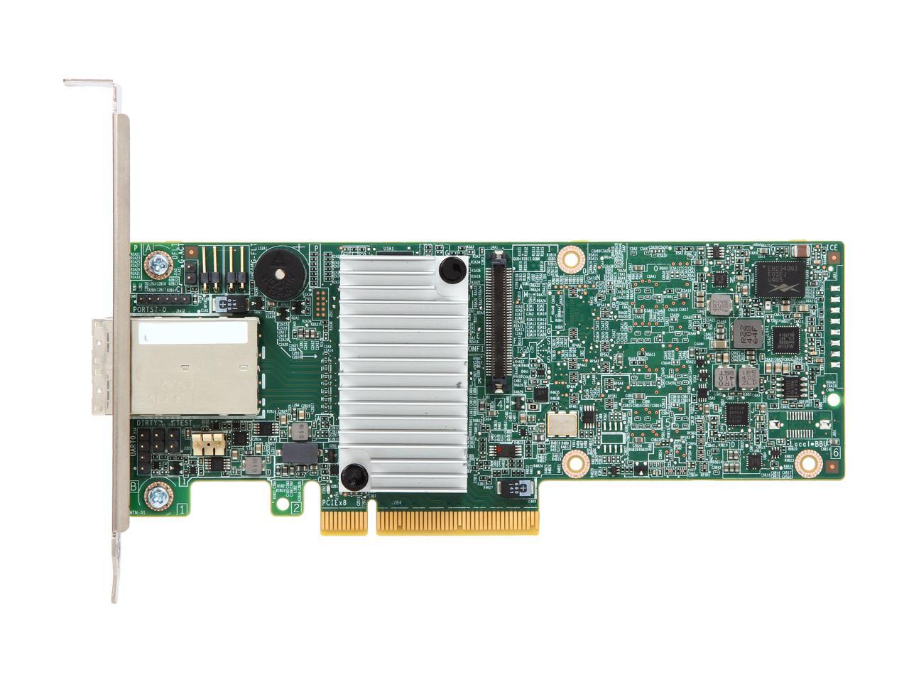 LSI 9380 MegaRAID SAS 9380-8e (LSI00438) PCI-Express 3.0 x8 SAS RAID ...